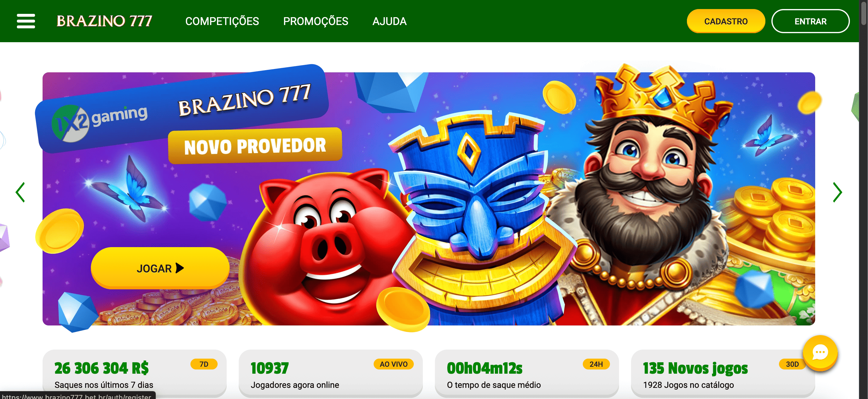 Após veto na TV, Brazino é uma das bets mais acessadas do Brasil